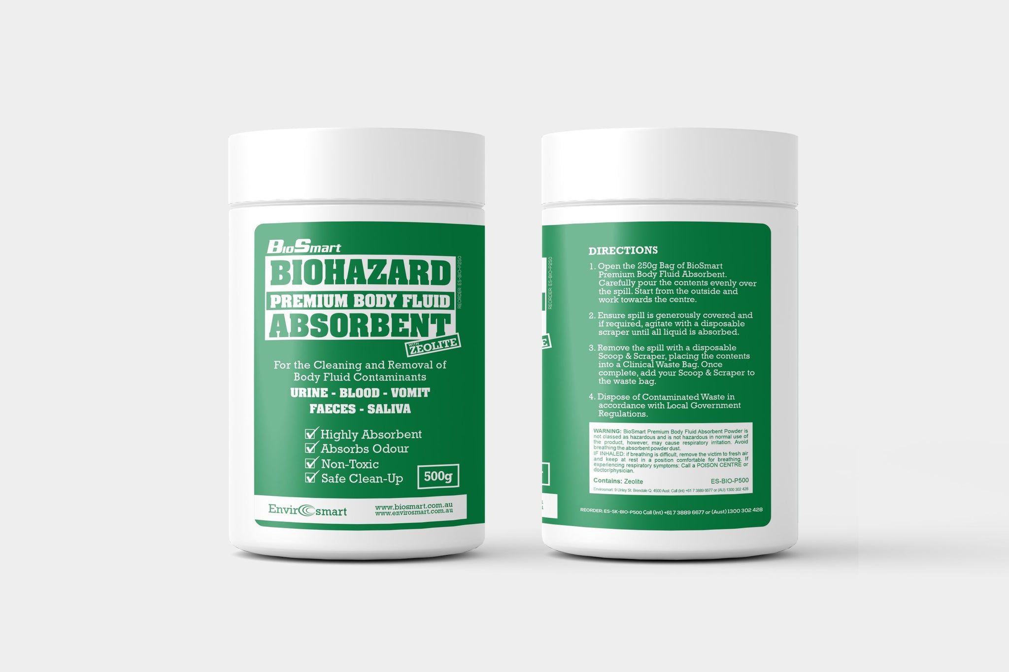 BioSmart BioHazard Premium Absorbent Powder 500g – Flood & Enviro Solutions