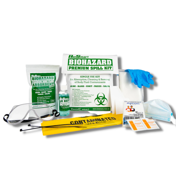 BioSmart Biohazard Premium Spill Kit-Single Use – Flood & Enviro Solutions